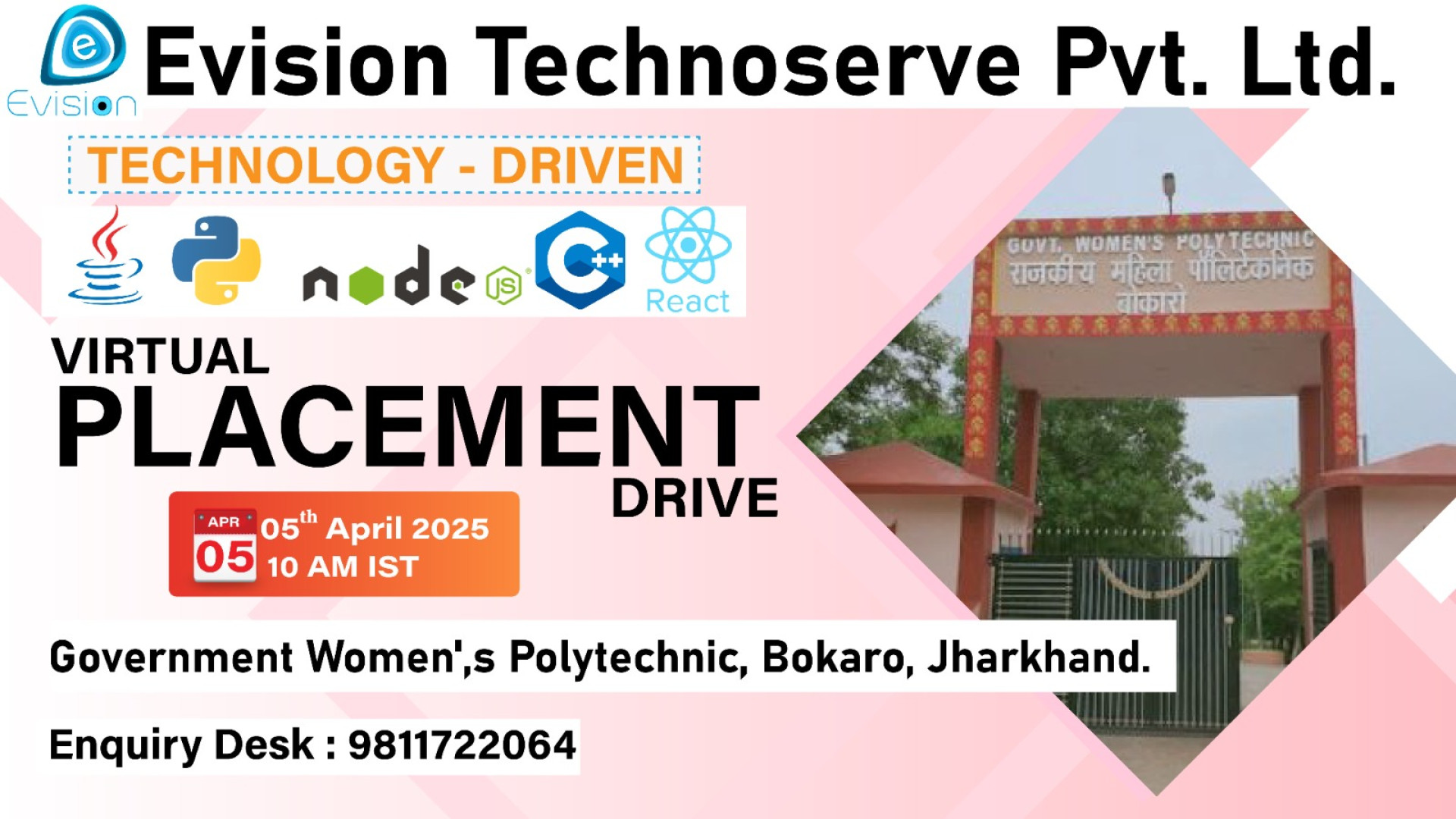 Subject | Evision Technoserve