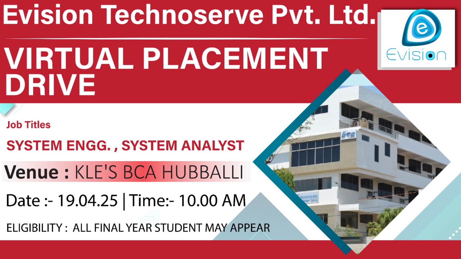 Subject | Evision Technoserve