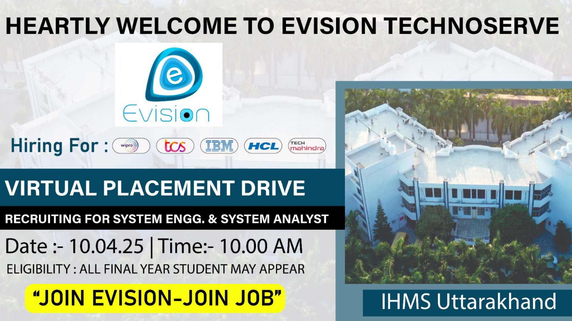 Subject | Evision Technoserve